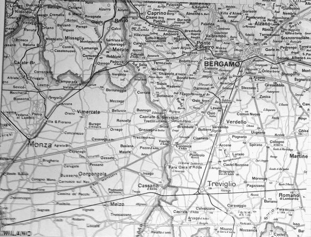 Cartina Di Bergamo E Provincia | Storylab